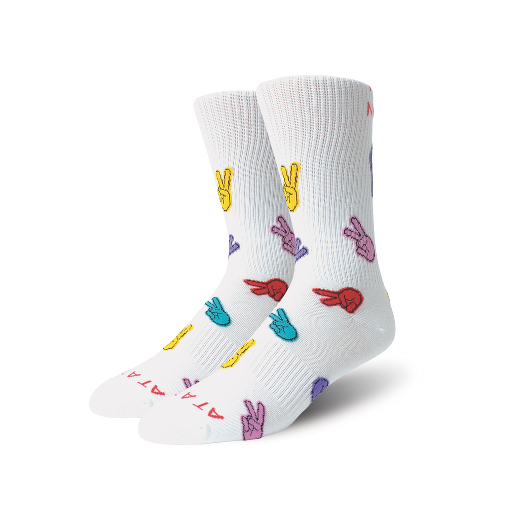 Comfortable Custom Branded Sports Crew Cotton Socks | Swanky Socks